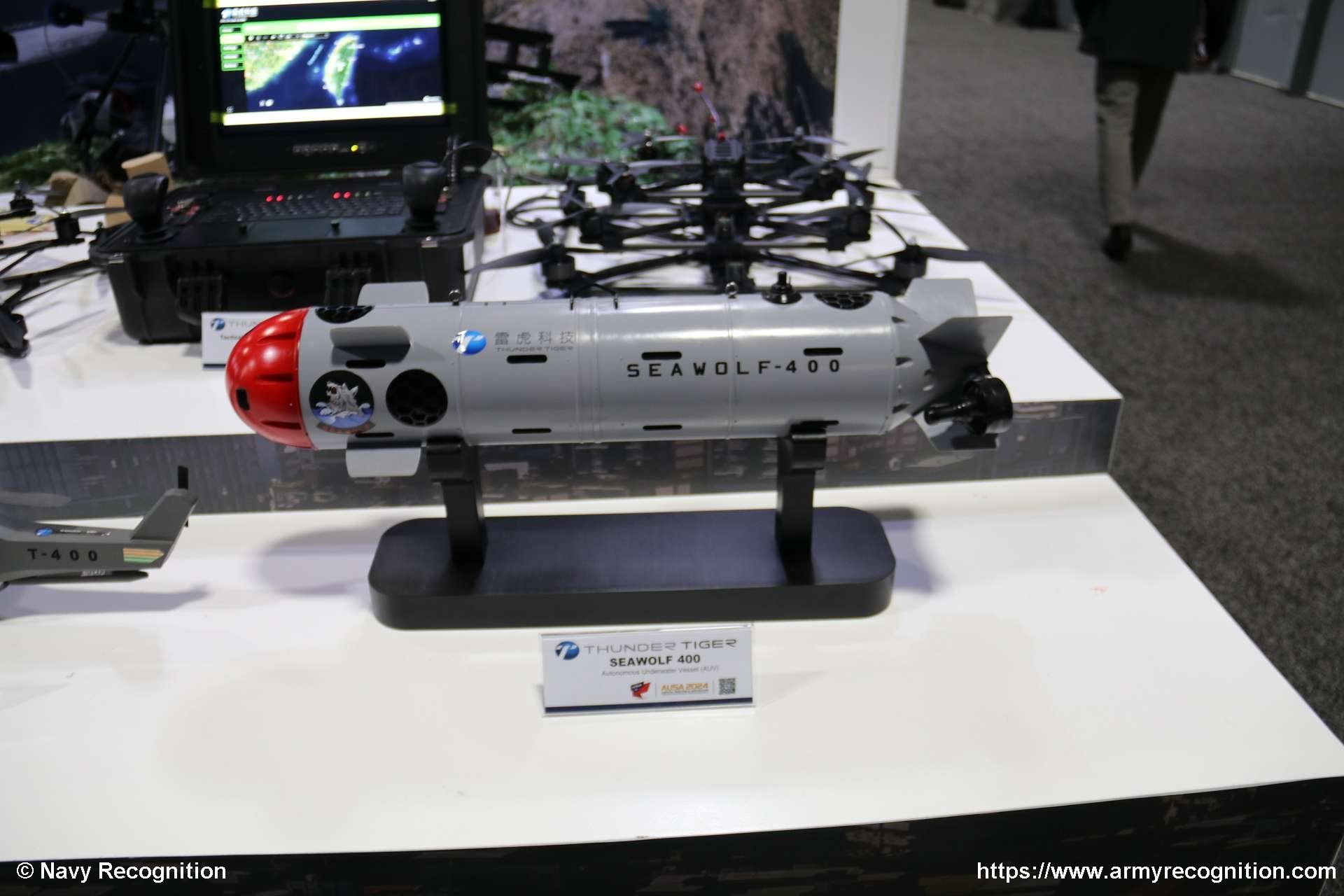 Taiwan Thunder Tiger reveals Tigershark 200 and Seashark 400 USVs at AUSA 2024